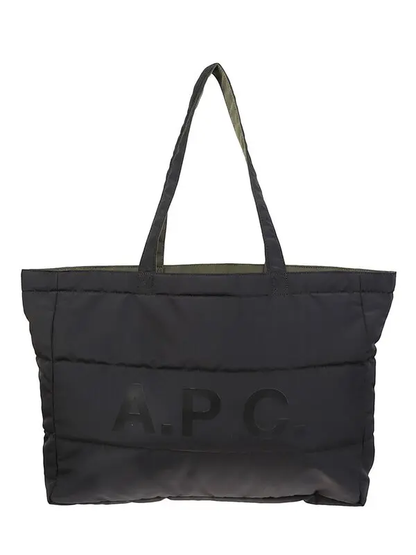 A.p.c. Diane Reversible Shopping Bag - Green