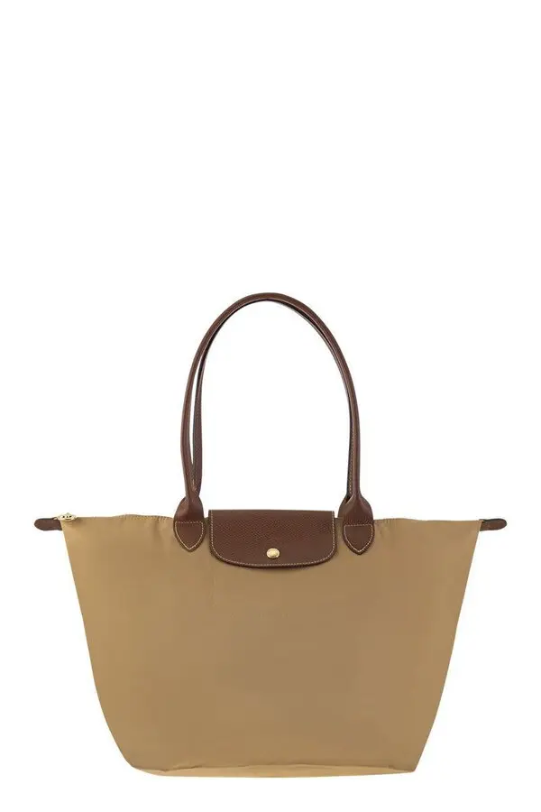 Longchamp Le Pliage Original Shoulder Bag L - Beige