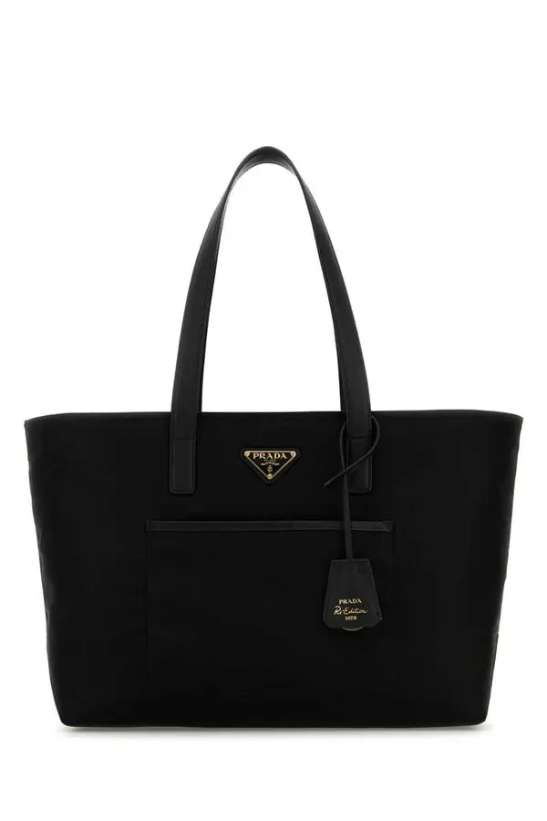 Prada Re-nylon Shopper - Black