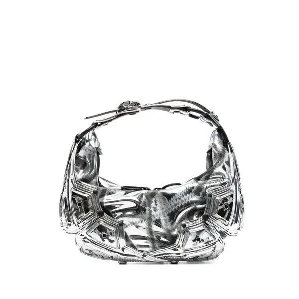 INNERRAUM Geometric Bum Bag - Silver