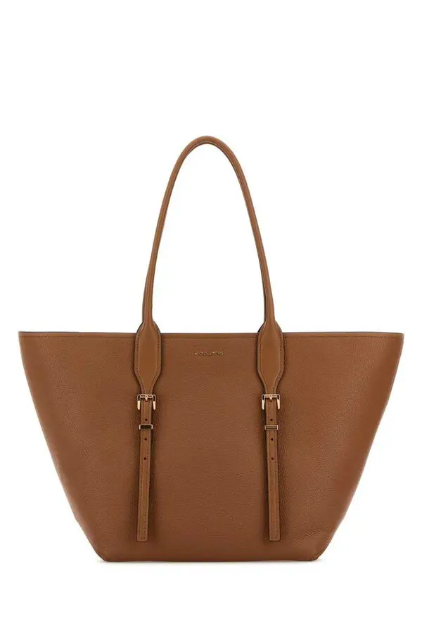 Michael Kors Leather Moore Shopper - Beige O Tan