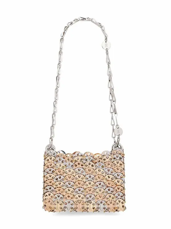 Rabanne Nano 1969 Shoulder Bag - Silver