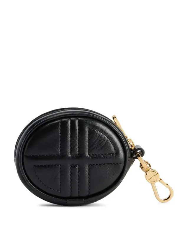 Patou Mini Jp Leather Pouch - Black
