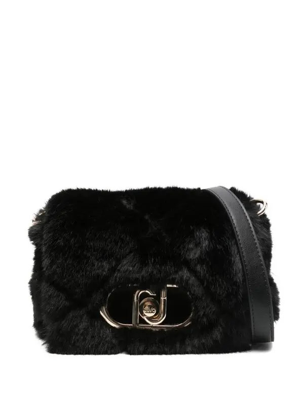 Liu Jo Quilted Fur Shoulder Bag
