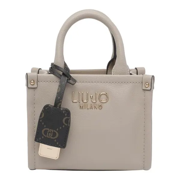 Liu Jo Handbag With Adjustable Shoulder Strap - Beige