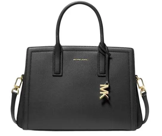 Michael Kors Satchel With Adjustable Strap - Black