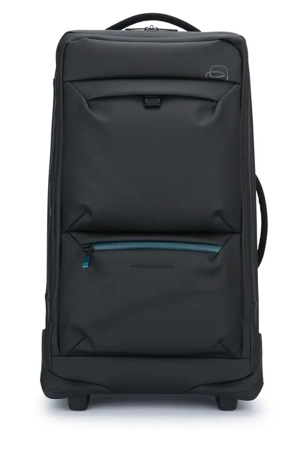 PIQUADRO Recycled Fabric Trolley Duffle Bag - N