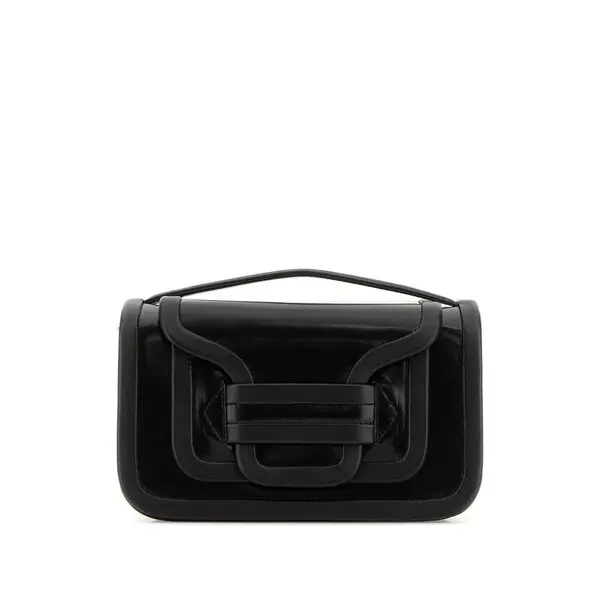 Pierre Hardy Alpha Leather Handheld Bag - Black