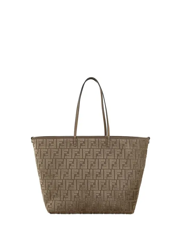 Fendi Roll Large Velluto Jacquard Tote