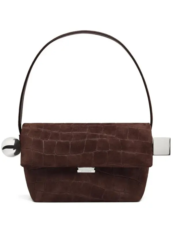 Jacquemus Le Rond Carre Shoulder Bag - Brown