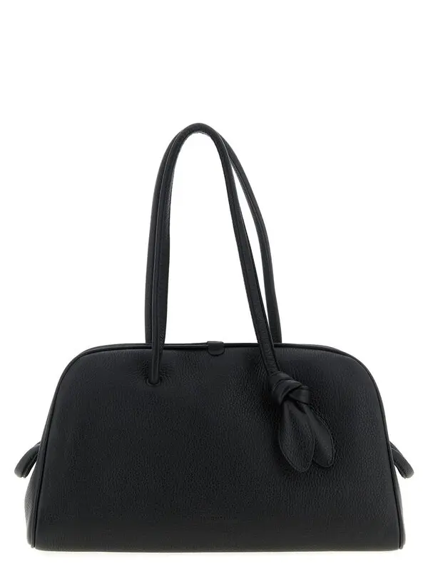 Jacquemus Le Turismo Leather Shoulder Bag - Black