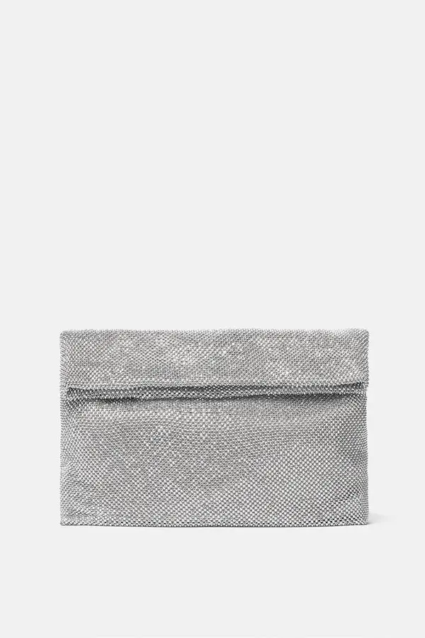 TWENTY FOURHAITCH Clutch - Silver
