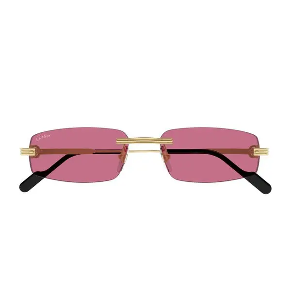 CARTIER Première De Ct0535s Sunglasses - Gold