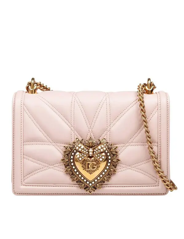 Dolce & Gabbana Quilted Nappa Leather Shoulder Bag