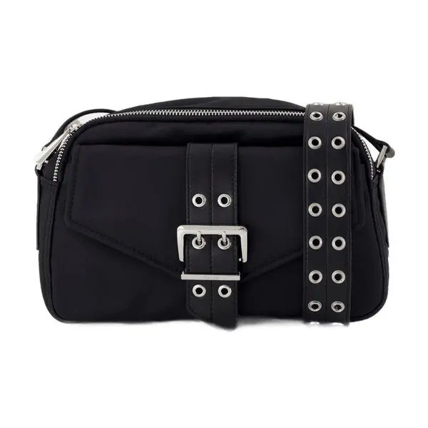GANNI Bucky Camera Crossbody Bag - Black
