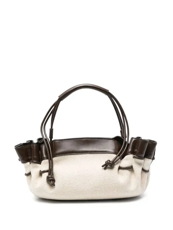 Hereu Arta Canvas Shoulder Bag - Brown