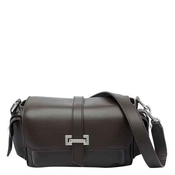 Hogan Small Flap Crossbody Bag - Brown