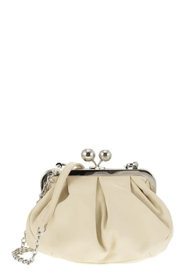 Max Mara Pasticcino Small Leather Bag - Beige