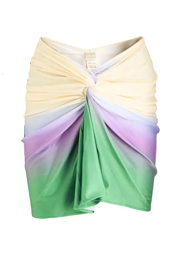 BAOBAB Collection Knotted Satin-jersey Mini Skirt