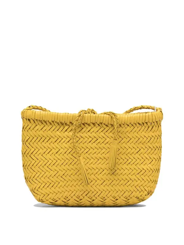 Dragon Diffusion Mini Basket Bag In Yellow - 3% Off