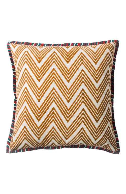 MELA ARTISANS Zigzag Square Pillow Cover