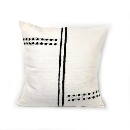 MBARE Sadza Dots + Lines Pillow Cover 46cm