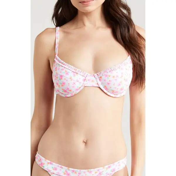 KULANI KINIS Ruffle Underwire Bikini Top