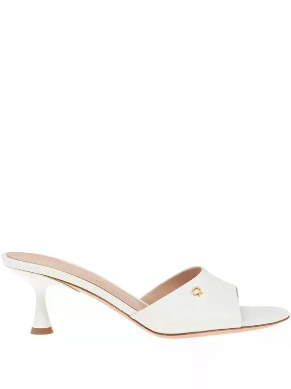 GIANVITO ROSSI 55mm Ascent Mules - White