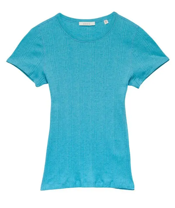 DÔEN Vivi Cashmere Tee - Mediterranean Sea