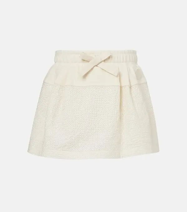 Moncler Cotton Tennis Skirt - White