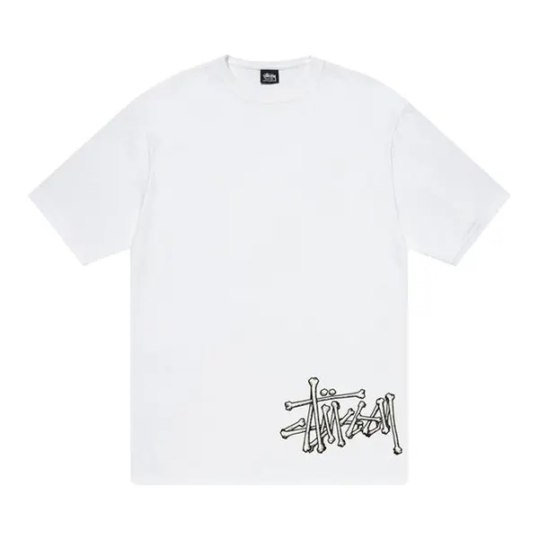StÜssy Bones Stock Tee - White