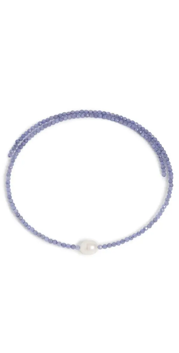 Jia Jia 14k Tanzanite Pearl Collar