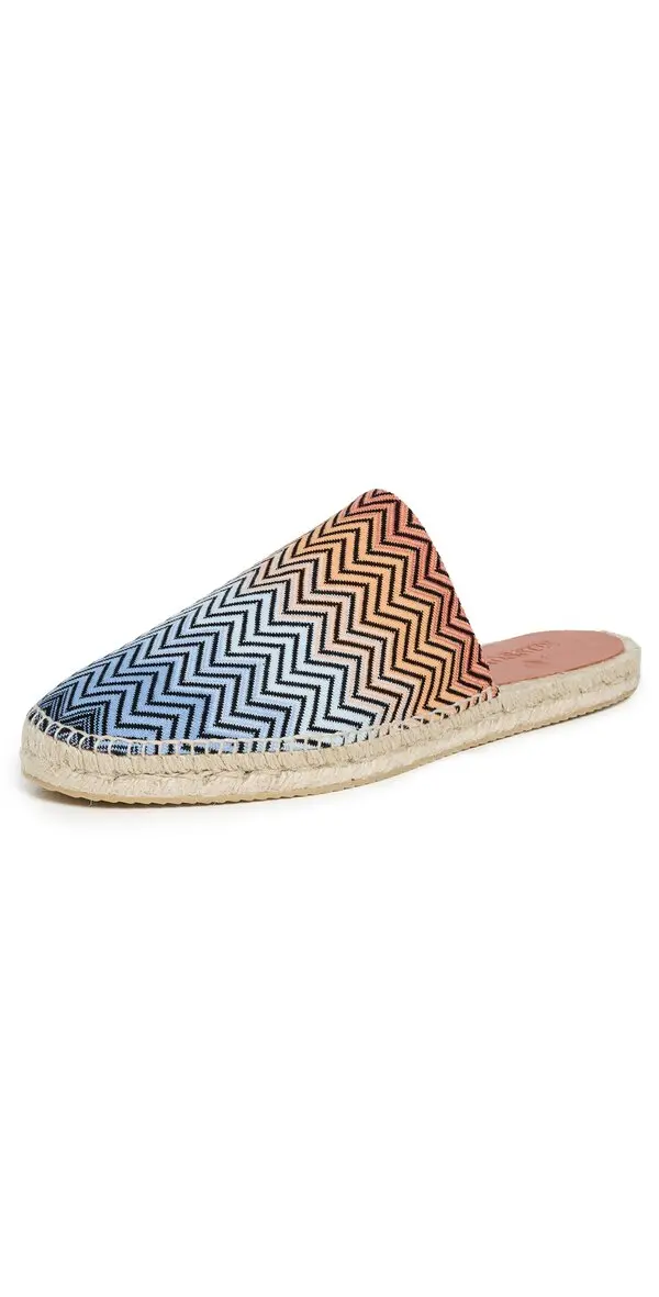 Missoni Luca Slip-on Espadrilles - Blue Orange