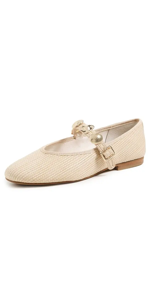 Dolce Vita Relan Flats - Lt Natural Raffia