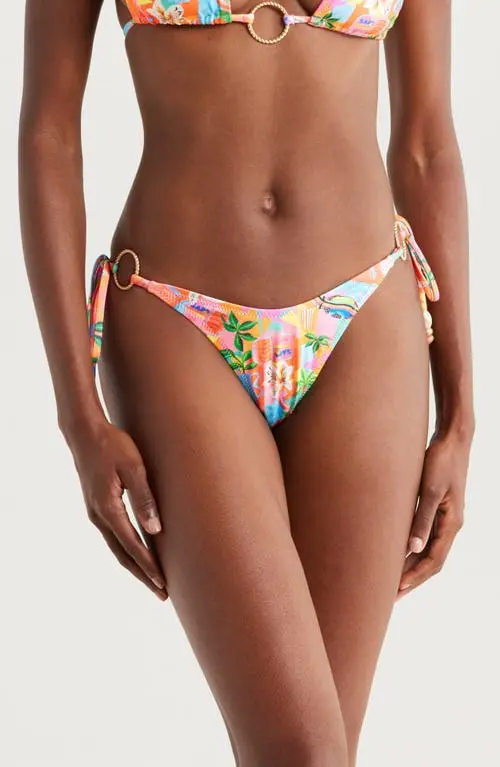 KULANI KINIS Ring Side Tie Bikini Bottom - Havana Haven