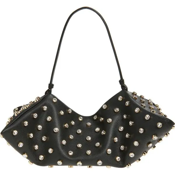 Altuzarra Origami Crystal Studded Leather Bag - Crystal Embellished