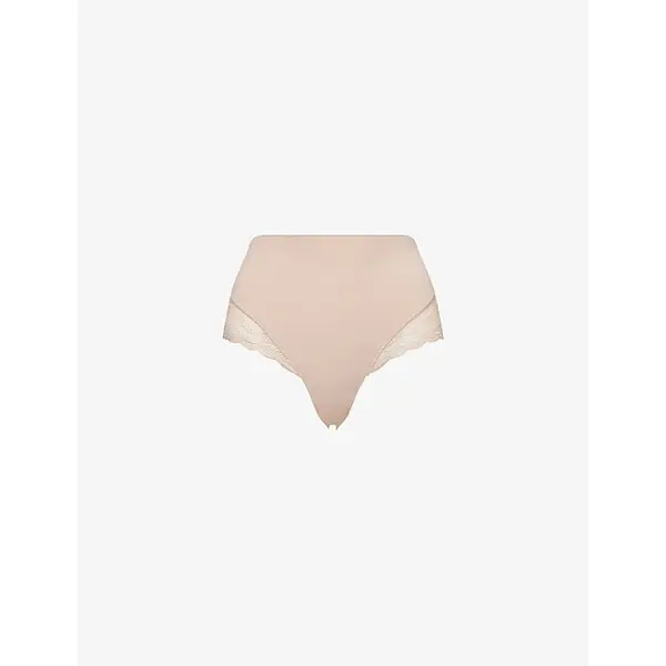 Calvin Klein Sensual High-rise Stretch-woven Briefs - Cedar