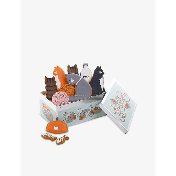 BISCUITEERS Cool For Cats Lemon Iced Biscuit Tin 130g
