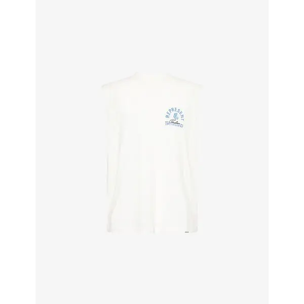 REPRESENT Competition Graphic-print Cotton Tank Top