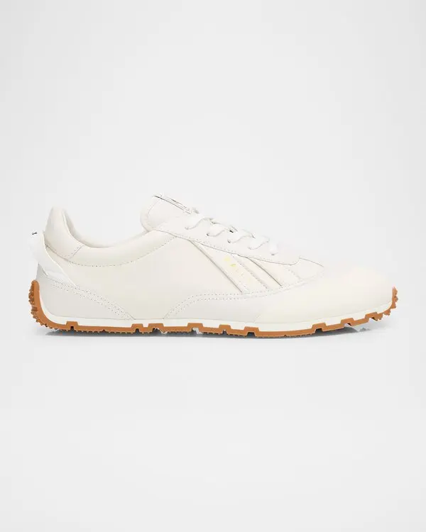 Bally Quarry Leather Low-top Sneakers - White