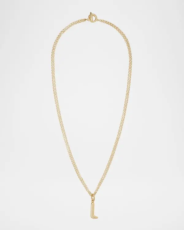 ROXANNE ASSOULIN Initial Pendant Necklace - Gold