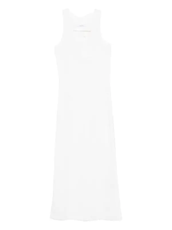 Max Mara Sleeveless Midi Dress - White