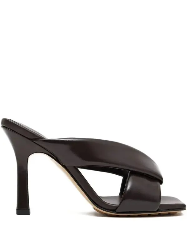 Bottega Veneta Riva Mule Sandals - Brown