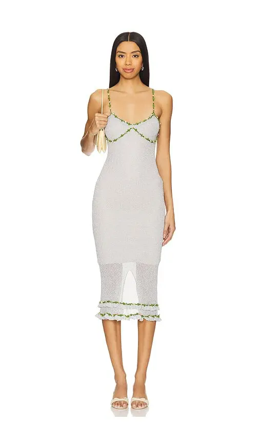 TYLER MCGILLIVARY Nylah Metallic Dress