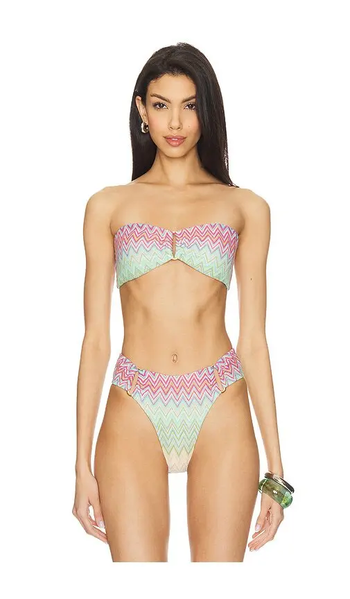 PQ Detail Bandeau Bikini Top - Huntington
