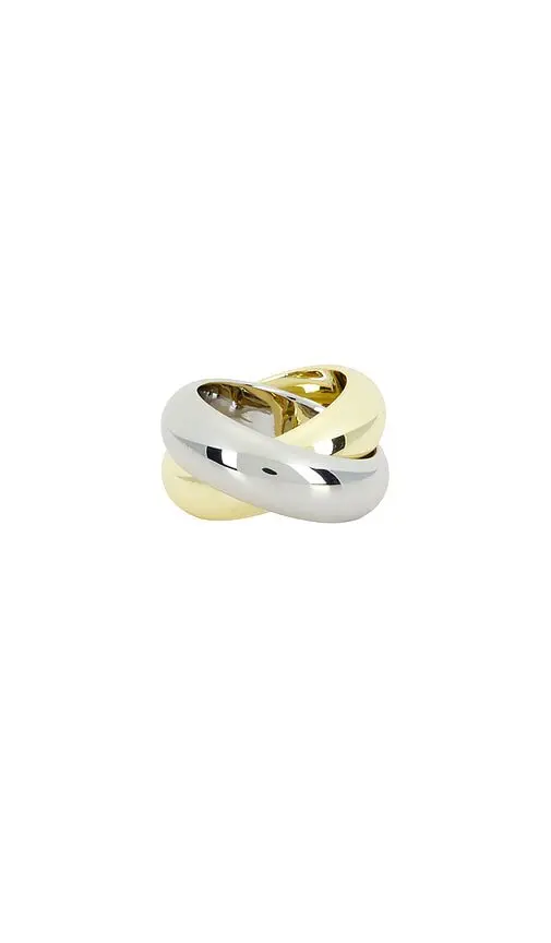 Shashi Ross Ring - Gold & Silver