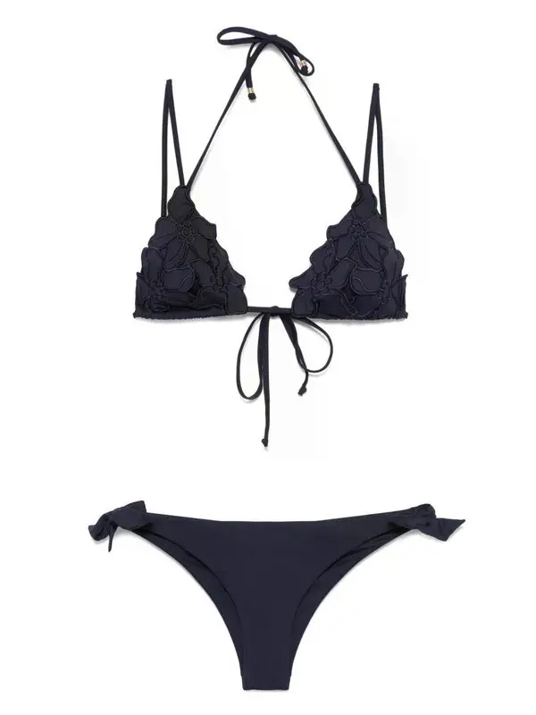 TWINSET Floral-appliqué Bikini Set