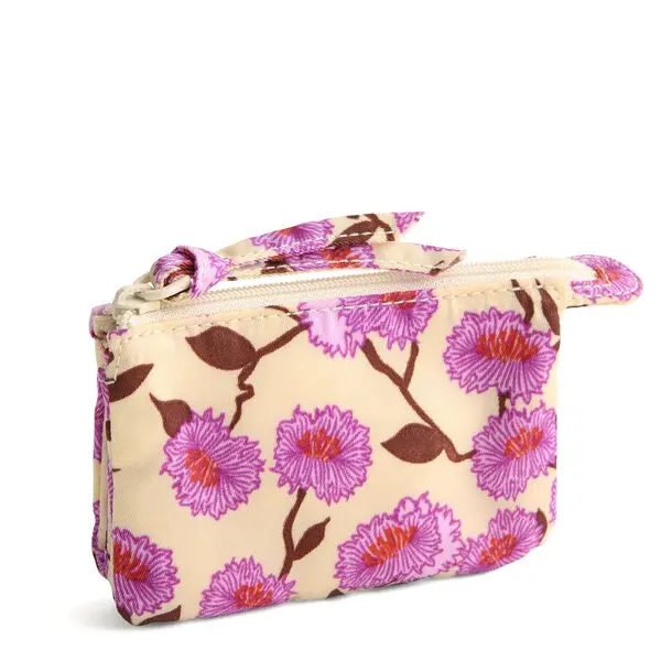 VERA BRADLEY Accordion Card Case In Stripey Buttons
