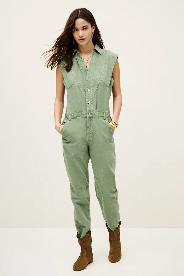 Ba&sh Figo Jumpsuit - Green