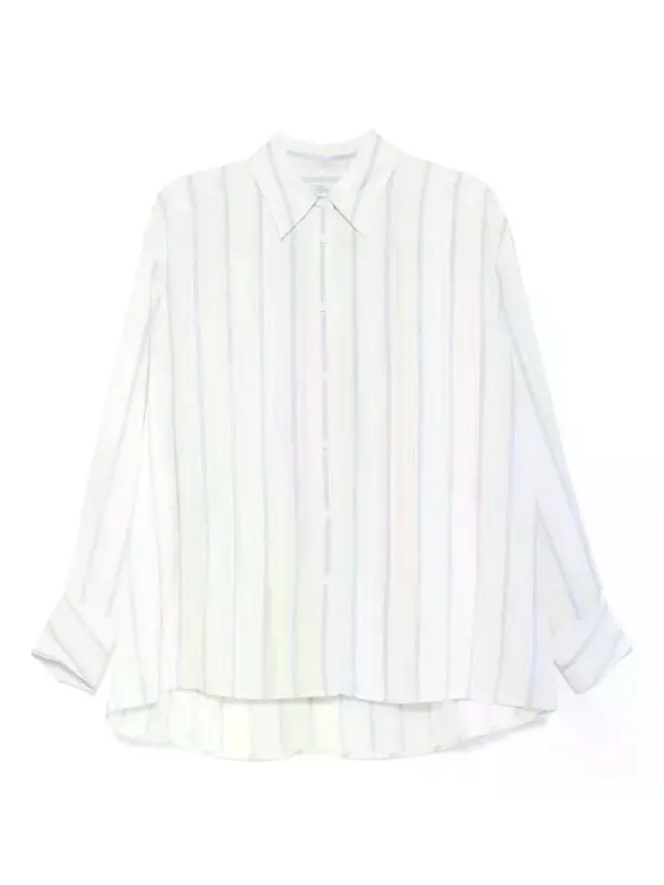 RECTO Double Layered-cuffs Striped Shirt